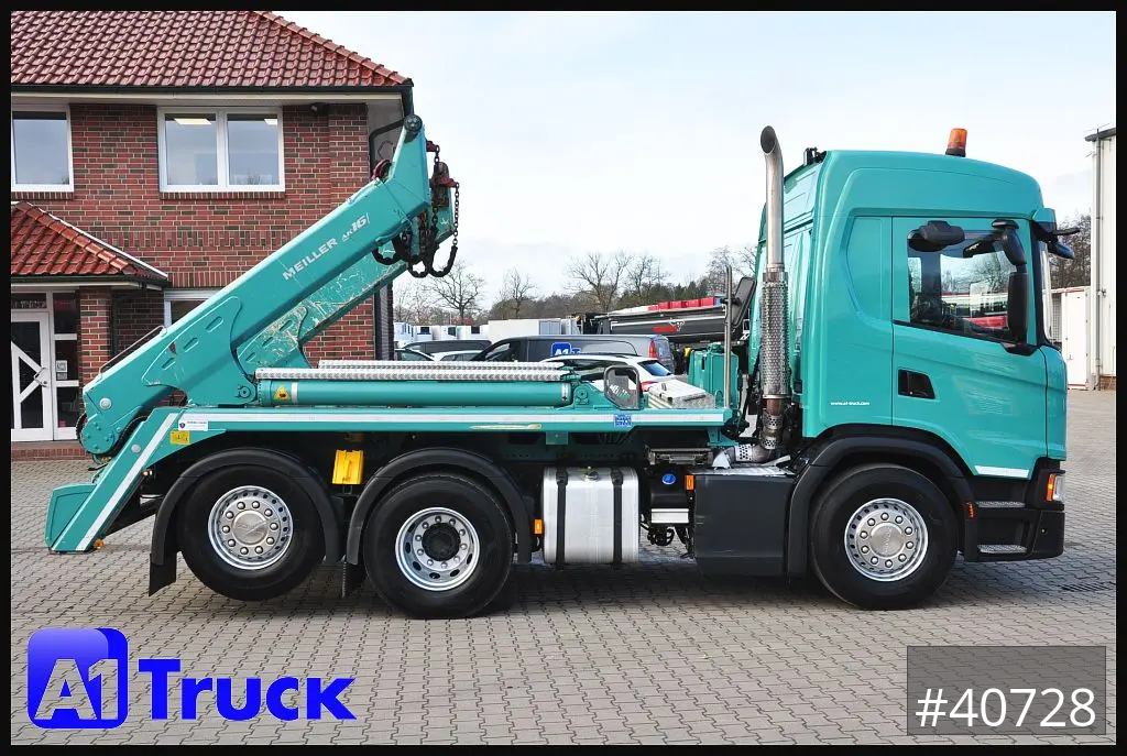 Scania - G410 Meiller AK 16 Funk Lenkachse, TÜV 11-2026